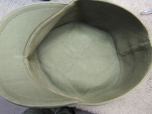 US KOREAN WAR ERA OFFICERS CUSTOM MADE RIDGEWAY HAT SIZE 7 | eBay