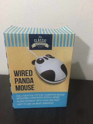 wired panda mouse optical mouse with usb cord | eBay