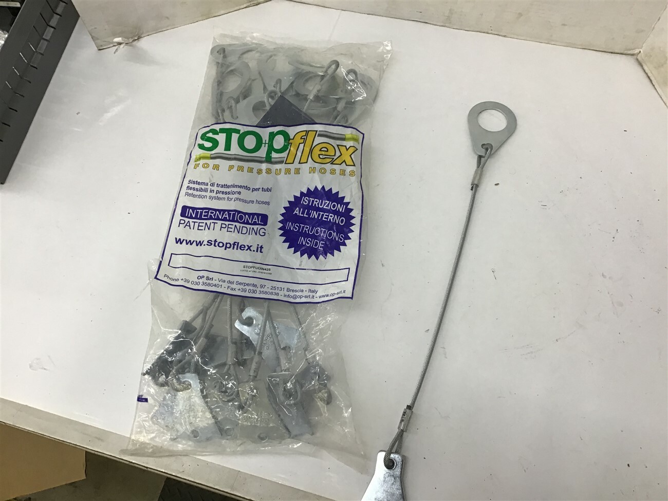 Stop Flex STOPFUDIN425 Retention System For Pressure Hoses 23" L Lot Of ...