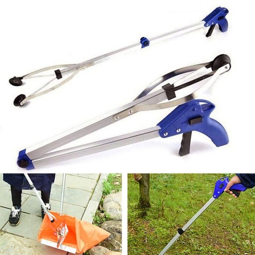 Foldable Pick Up Tool Grabber Reacher Stick Extend Reaching Grab Claw ...