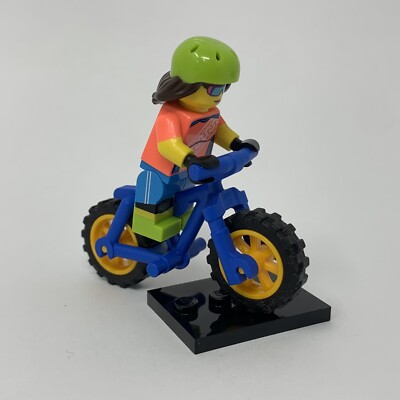 Lego Female Mountain Biker Collectible Minifigure Series CMF 19 ...