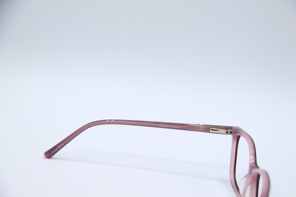 CHELSEA MORGAN CM 4008 BK/PK BLACK PINK AUTHENTIC FRAMES EYEGLASSES 53 ...