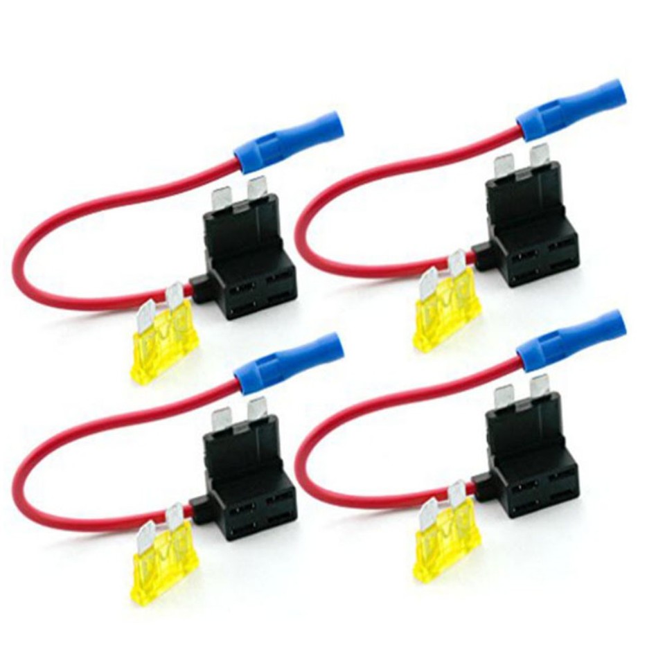 4 Pcs in Line Fuse Holder Automotive Replacement Holders Automobile ...