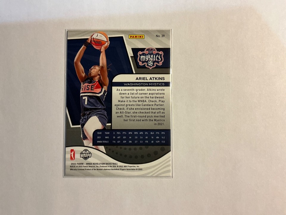 2022 panini wnba revolution ARIEL ATKINS # 39 base revolution | eBay