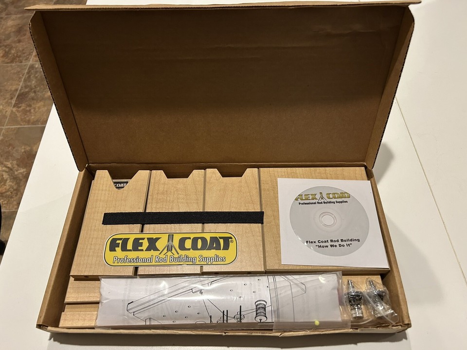 FLEX COAT ROD BUILDING Hand Wrapper NEW HW1 And Supplies For Starting A ...