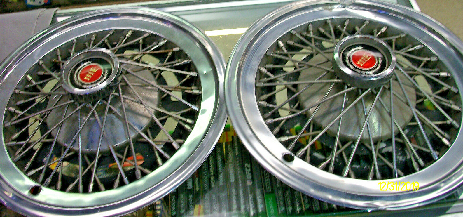 Set of 4 OEM 1977-82 Ford Fairmont Mustang Granada 14" Wire Hubcaps ...