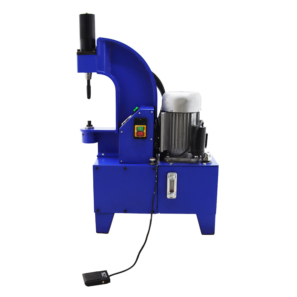 Vertical Electric Hydraulic rivet machine Pedal Operated Auto Feed ...