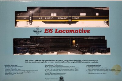 Life-Like Proto 2000 HO E6 Locomotive ACL #502 w/Mars Light | eBay
