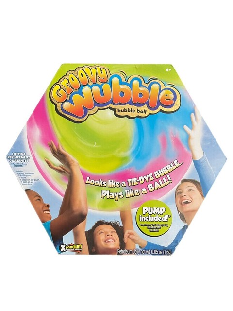 Groovy Wubble Tie Dye Pink Green Blue Bubble Ball With Pump for sale ...