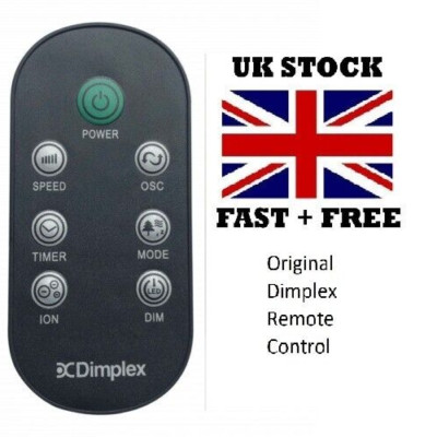 Dimplex Original Tower Fan Remote Control Replacement 7 buttons model ...