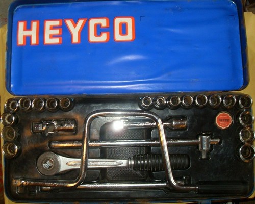 Heyco No.50 (W. Germany) 25 Piece Socket Set A/F / Metric 1/2" Drive ...