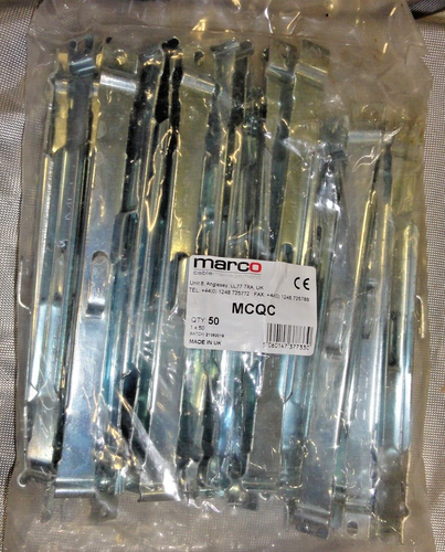 Bag 50 Marco MCQC / MCCA / MCCL Quick Coupler for Steel Wire Cable Tray ...
