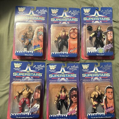 WWF WWE JAKKS BCA Complete Series 2 Lot MOC | eBay