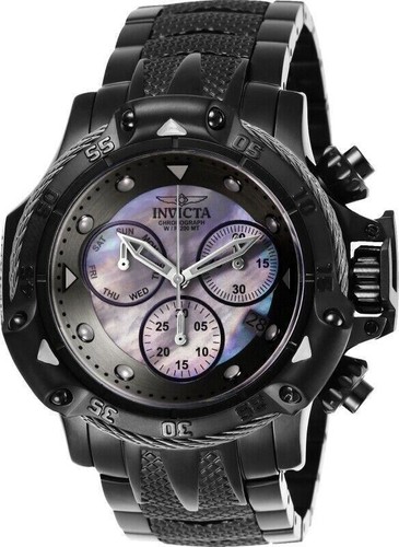 Invicta Subaqua Poseidon Men's 55mm Black Z60 Swiss Chronograph Watch ...