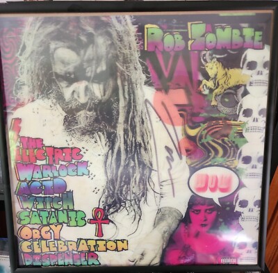 Rob Zombie Autographed Vinyl "Shifting" Insert | eBay