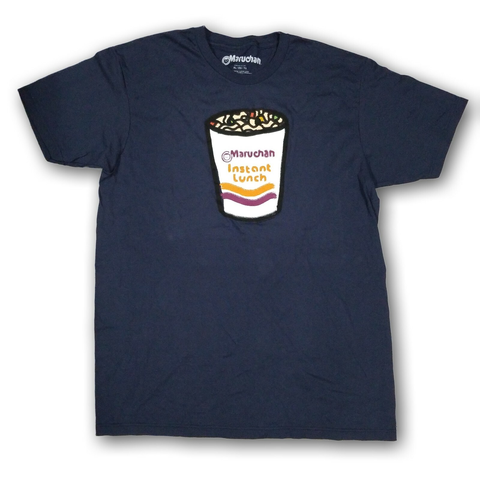 Maruchan Men's Navy Blue Short Sleeve T-shirt Maruchan Soup "Instant ...