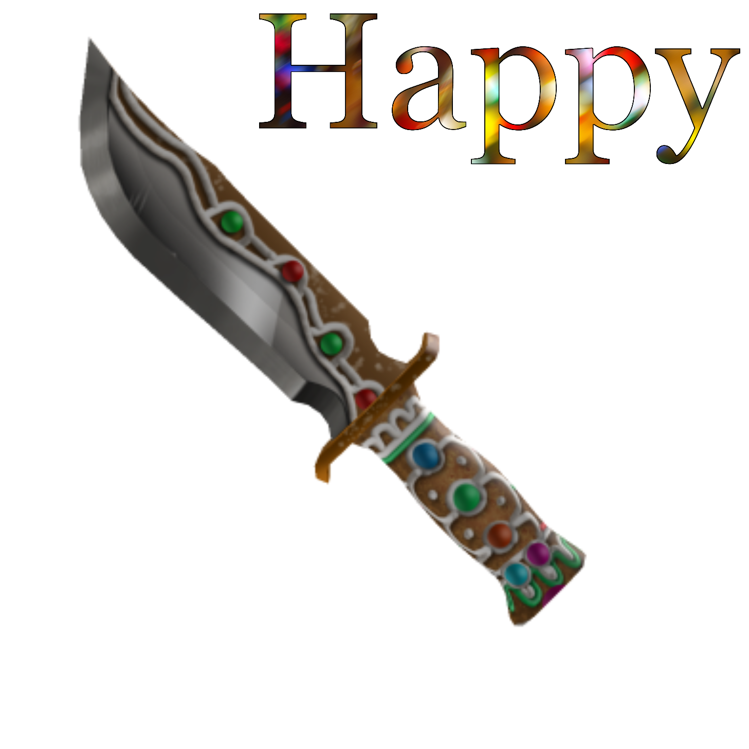 GINGER KNIFE 2015 MM2 ROBLOX COLLECTIBLE LIGHTNING FAST DELIVERY | eBay