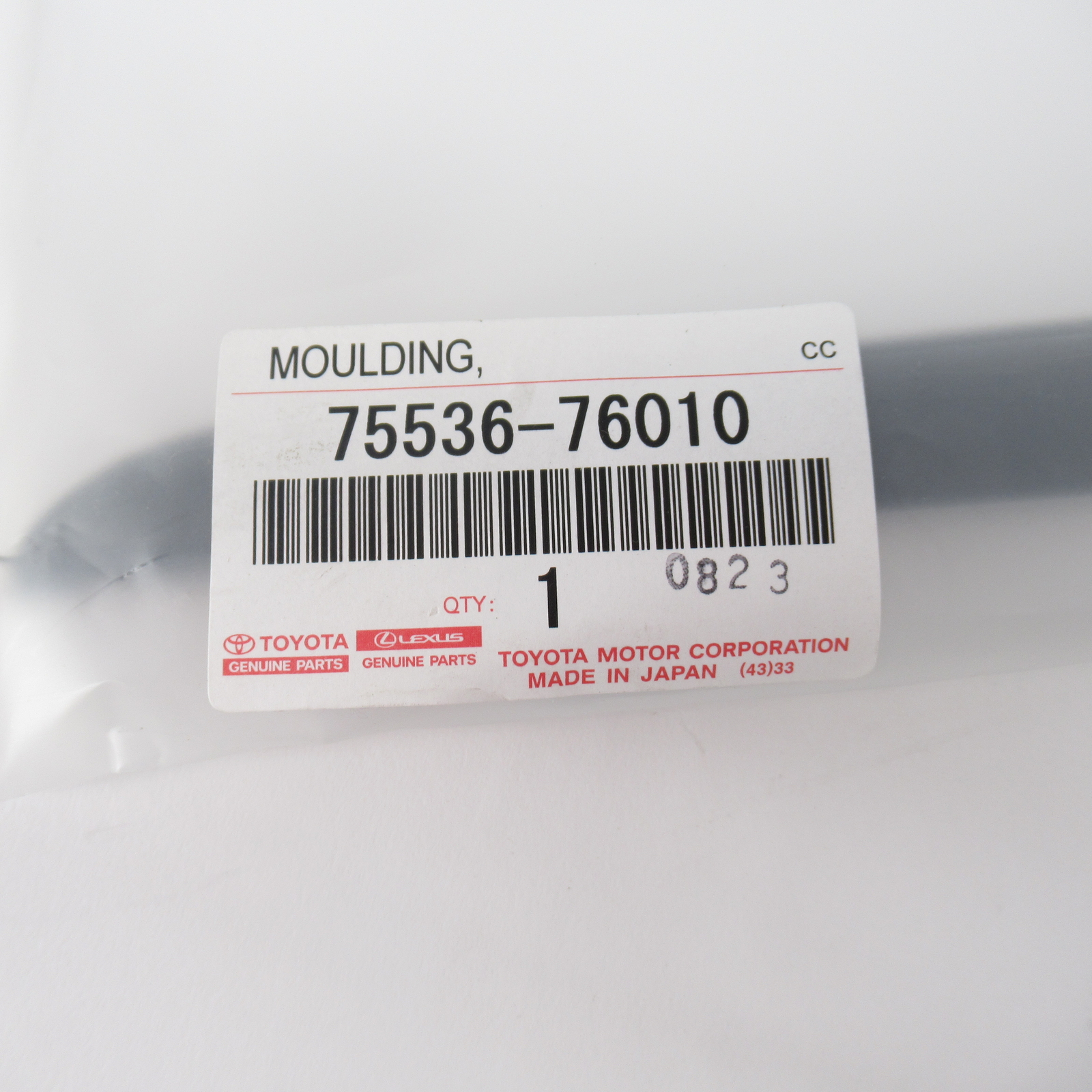 Genuine OEM Toyota Lexus 75536-76010 Driver LH Side Windshield Molding ...