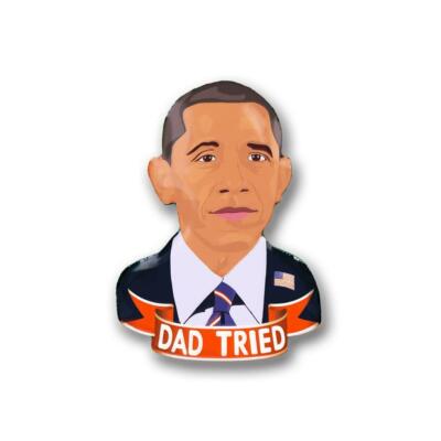 DAD TRIED ENAMEL PIN NERDPINS | eBay