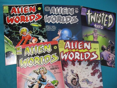 Alien Worlds #2-5 & Twisted Tales #5 PC Pacific Comics Dave Stevens | eBay