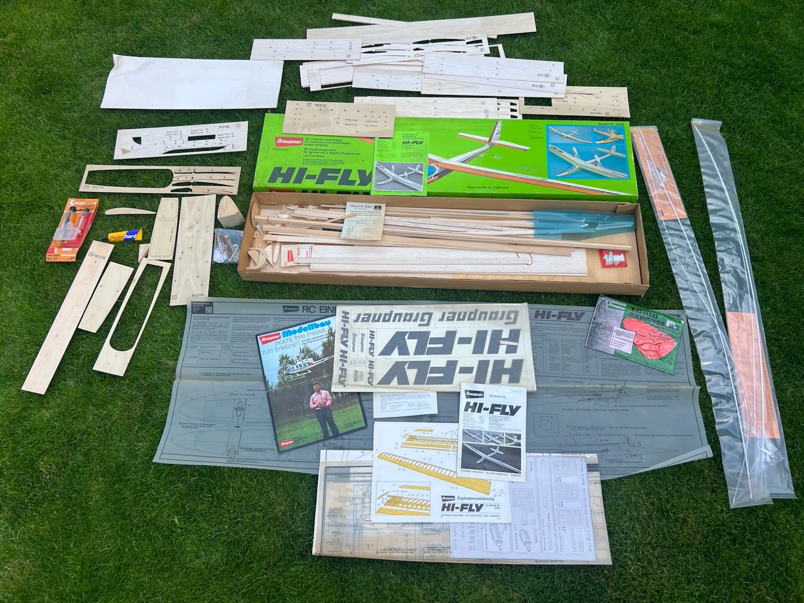 HI-FLY von Graupner Baukasten Rarität Best.Nr. 4239 Ersatzteile Zubehör ...