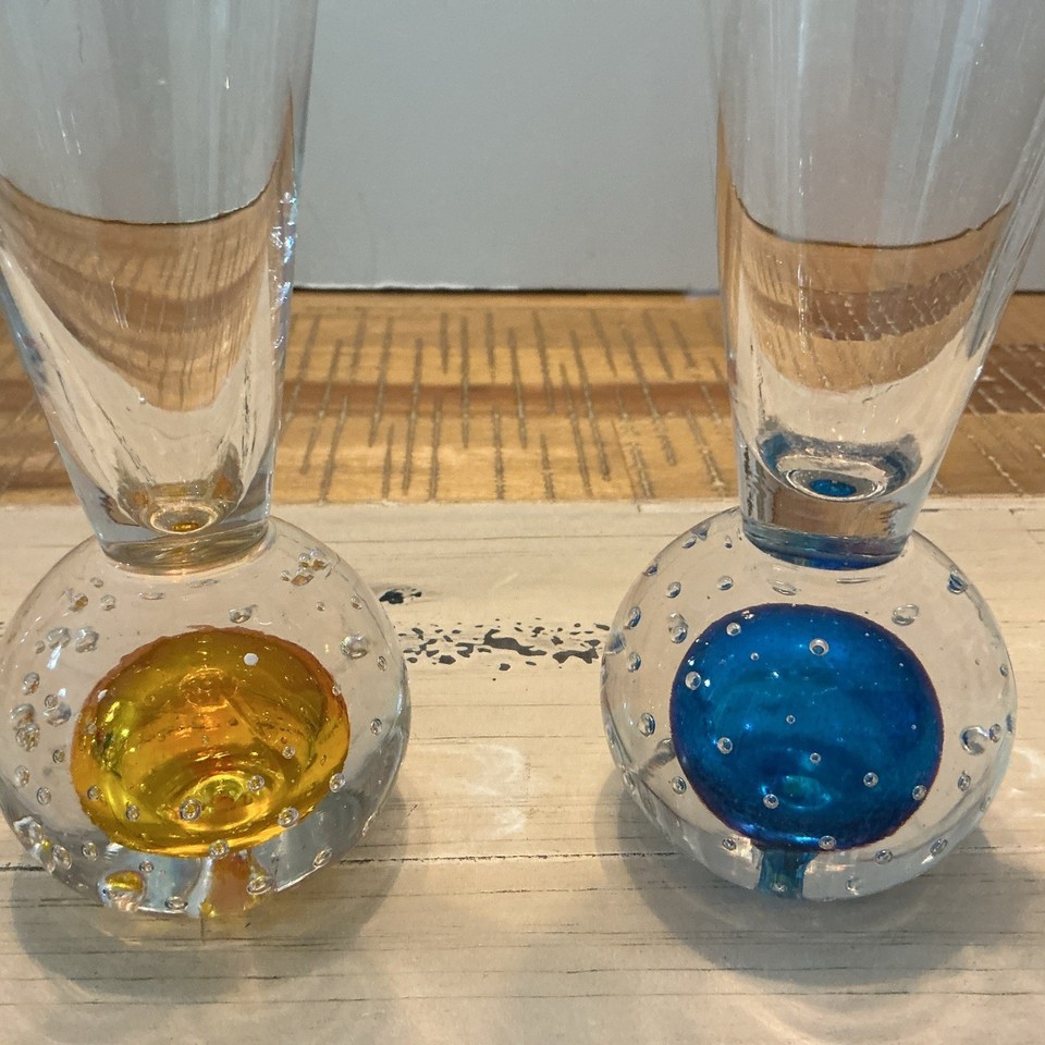 Bonfire Circleware Ball Stem Cocktail Pilsner Glasses 15 oz. Bubbles ...