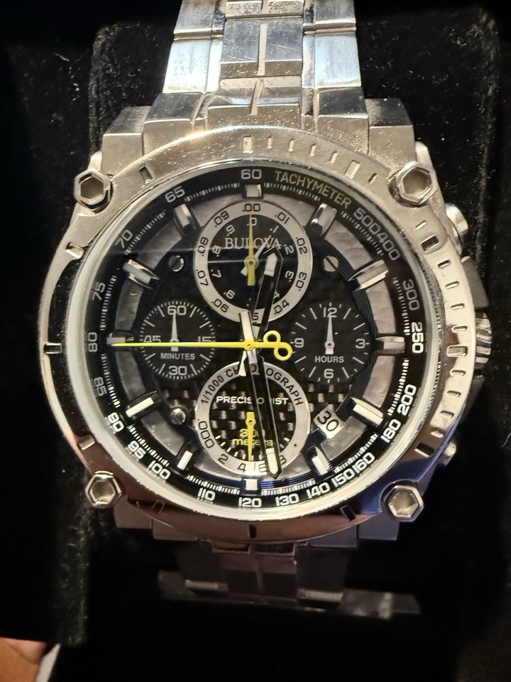 Bulova Precisionist 96B175 Wrist Watch for Men | eBay