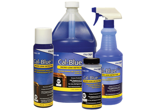 Nu-Calgon 4182-35 7 Oz Pressurized Spray Leak Detector Cal-Blue Plus | eBay