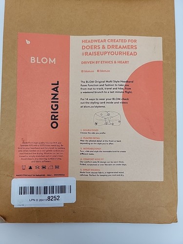 New! 2-Pack BLOM Original Multi Style Black Headband for Women - wear 14 ways! | eBay