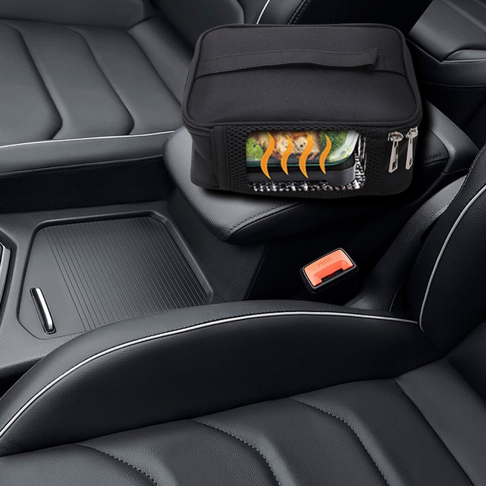 USB Food Warmer 2.7L Thermal Bag Electric Heated Lunch Box Thermal ...