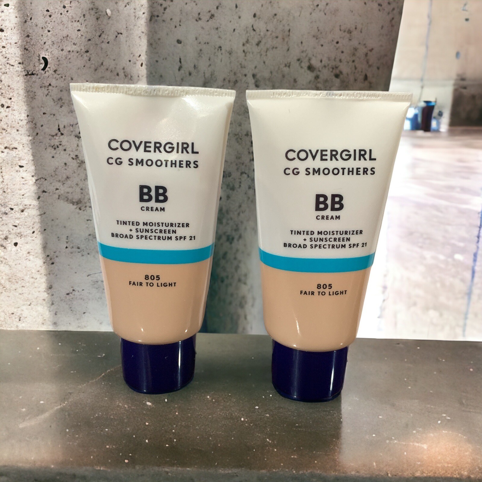 2 CoverGirl Smoothers BB Cream Tinted Moisturizer 805 FAIR TO LIGHT | eBay