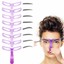 8 In 1 DIY Professional Eyebrow Shaper Stencils Template Stereo Stencil ...
