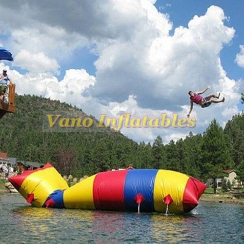 Inflatable Water Catapult Blob Jumping Pillow Trampoline Jump Air Bag ...