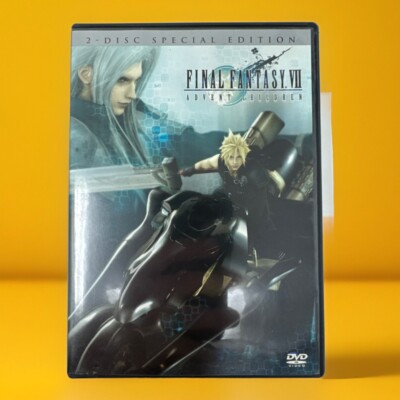Final Fantasy VII: Advent Children DVD 2 Disc Special Edition FFVII ...