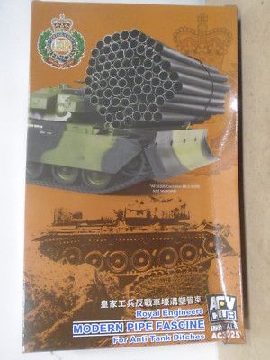 AFV CLUB #AC35025 1/35 SCALE ROYAL ENGINEERS MODERN PIPE FASCINE FOR ...