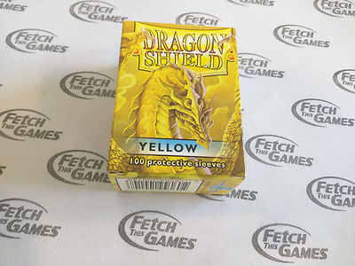 1 Empty Deck Box - Dragon Shield YELLOW - Magic the Gathering MTG FTG ...