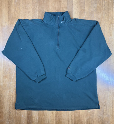 VTG Nike Air Mini Swoosh Green Track White Tag Embroidered Half Zip ...