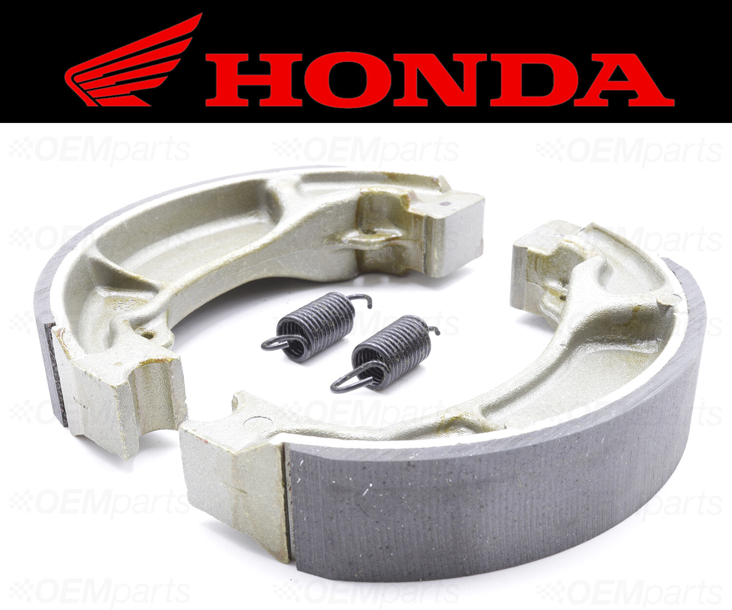 Set of (2) Honda REAR Brake Shoes and Springs #06430-KRF-B90 (See ...