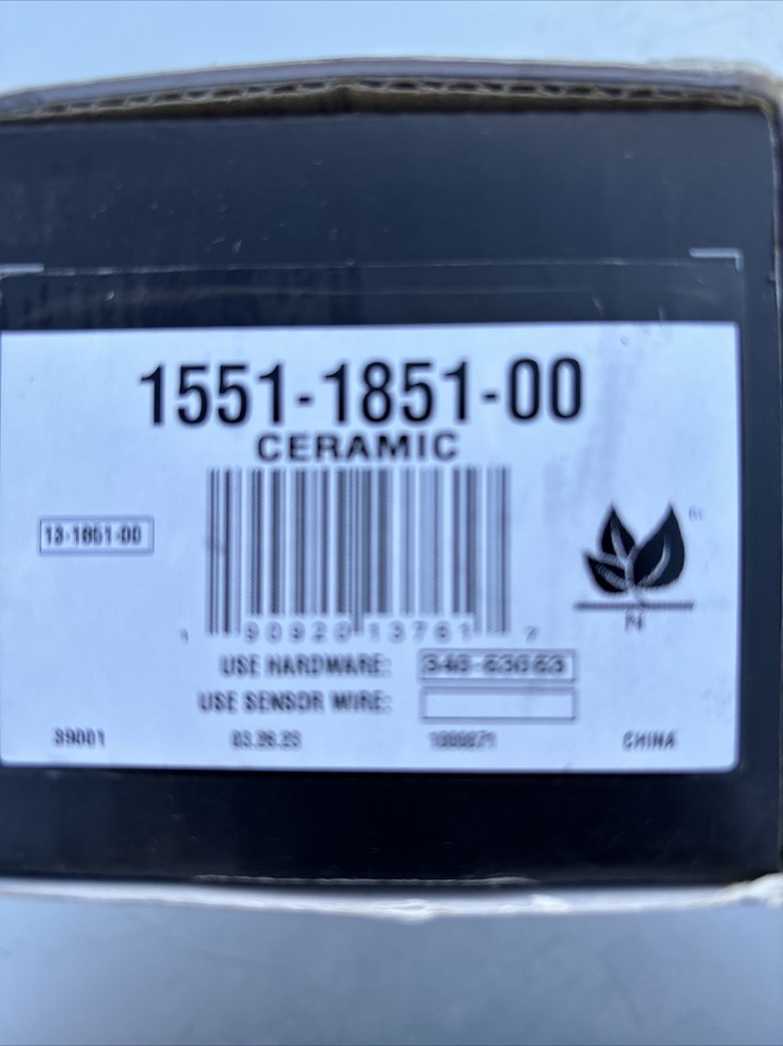 DFC 5000 Advanced Brake Pads - Ceramic 1551-1851-00 Rear Set | eBay