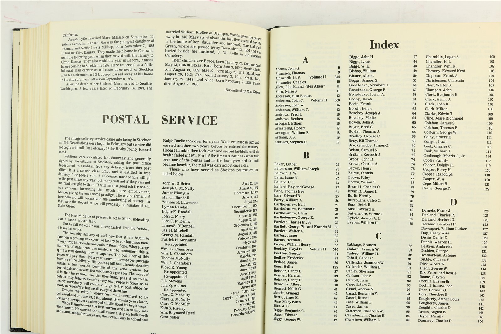 Rooks County, Kansas Stockton Plainville Damar Palco Zurich Family ...