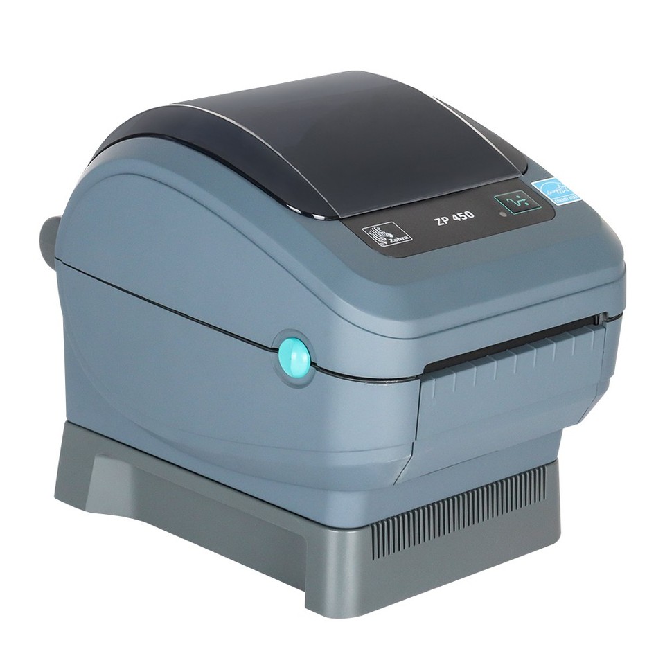 Zebra ZP450 Direct Thermal Label & Barcode Printer - Includes Power ...