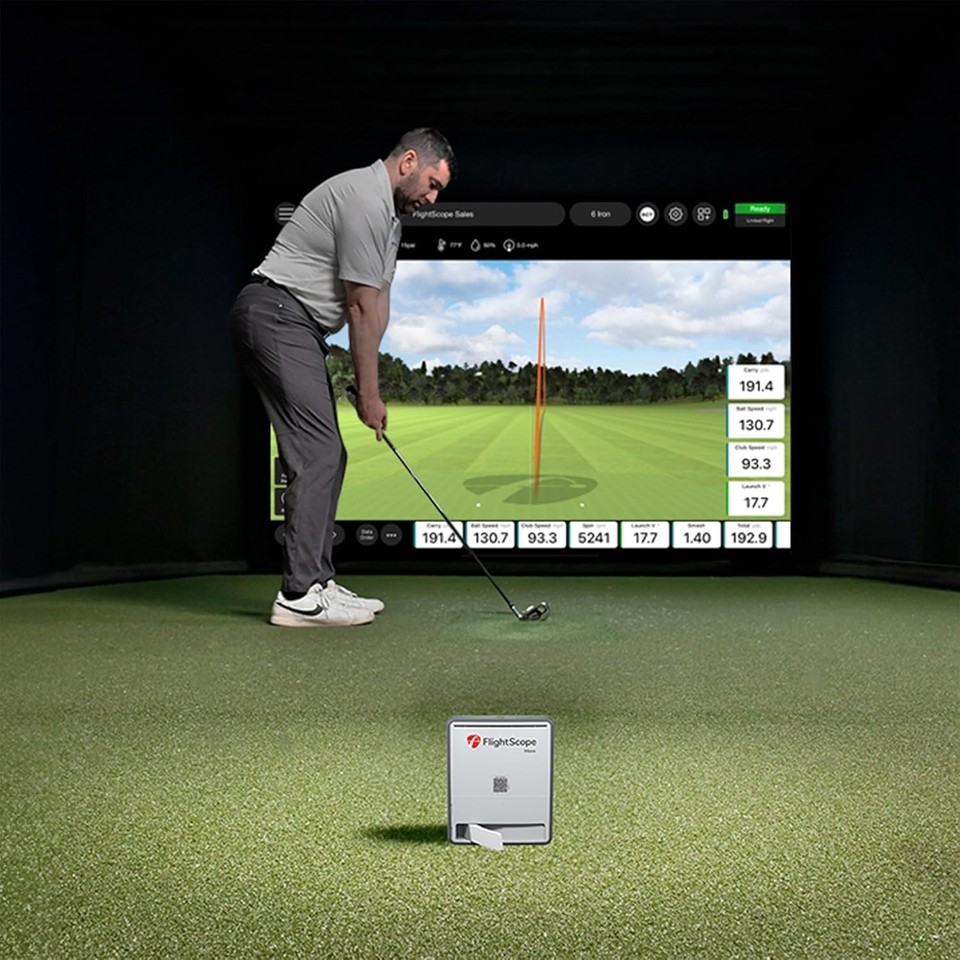 FlightScope Mevo Gen2 GPS Launch Monitor & Simulator with 18 Swing Data ...