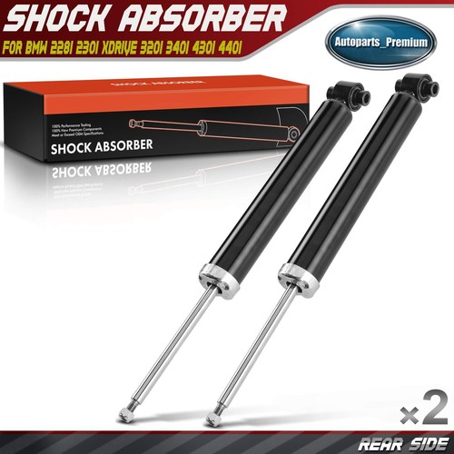 2x Rear Shock Absorber for BMW F22 F23 F30 228i 230i xDrive 320i 340i ...