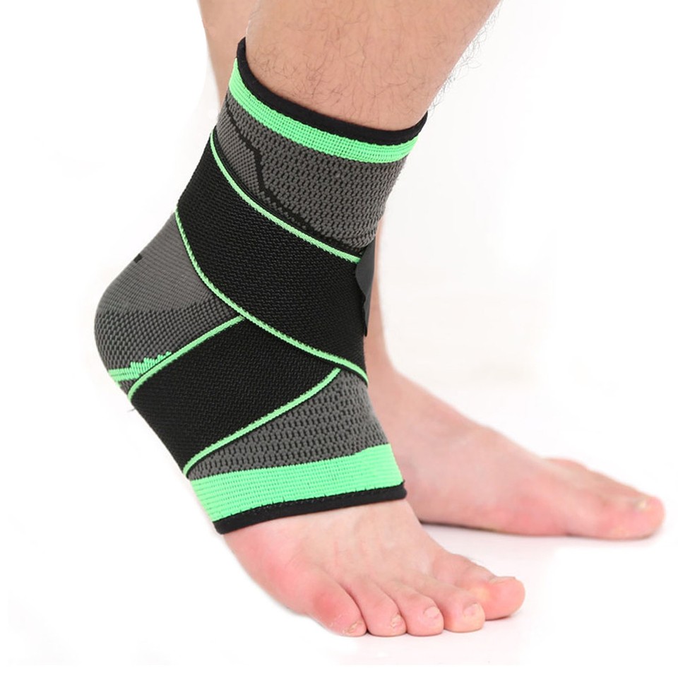 Ankle Brace Support Elastic Compression Sleeve Plantar Fasciitis ...