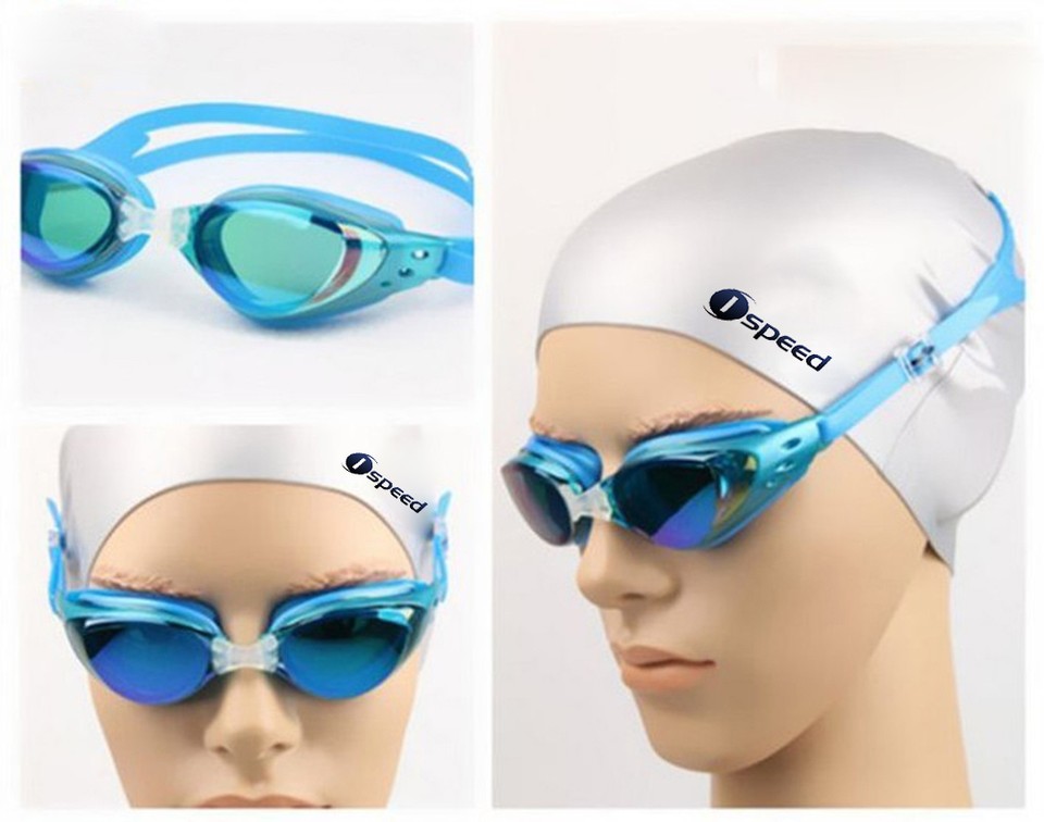 Ispeed Mirror Pro Swim Goggle Non-Fogging Anti UV Swimming Swim Goggle ...