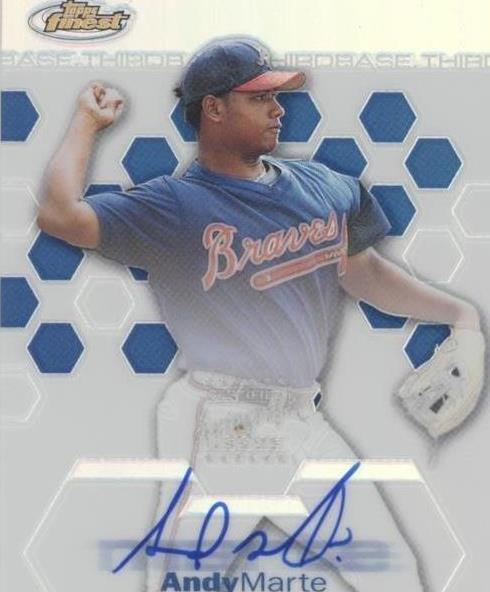 2003 Topps Finest - Andy Marte #102 Refractor /199 (RC) for sale online ...