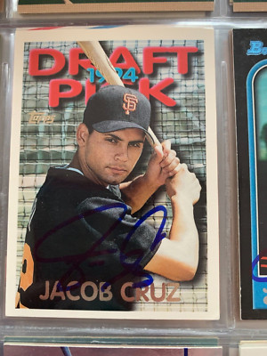 JACOB CRUZ AUTOGRAPHED SIGNED 1995 TOPPS CARD COA | eBay
