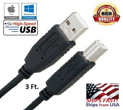 PC USB Data Cable For Yamaha USB Keyboard KX49 KX61 KX8 MX49 MX61 MX88 ...