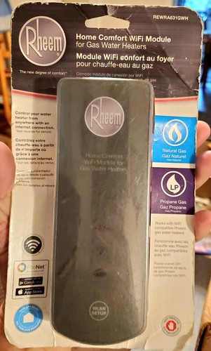 Rheem Home Comfort WiFi Module for Gas Water Heaters (REWRA631GWH ...