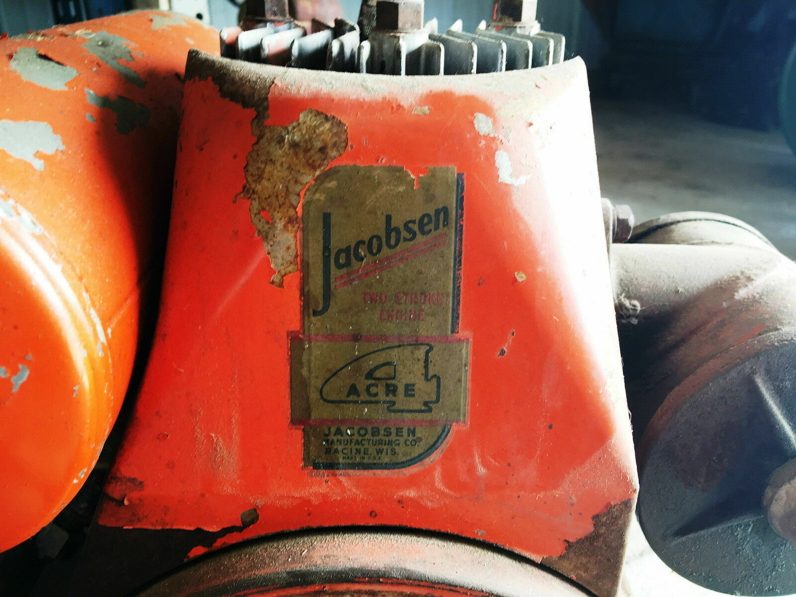 Jacobsen 4 Acre Two Stroke Engine Mower 'Decal' only 1934 1937 New Art ...